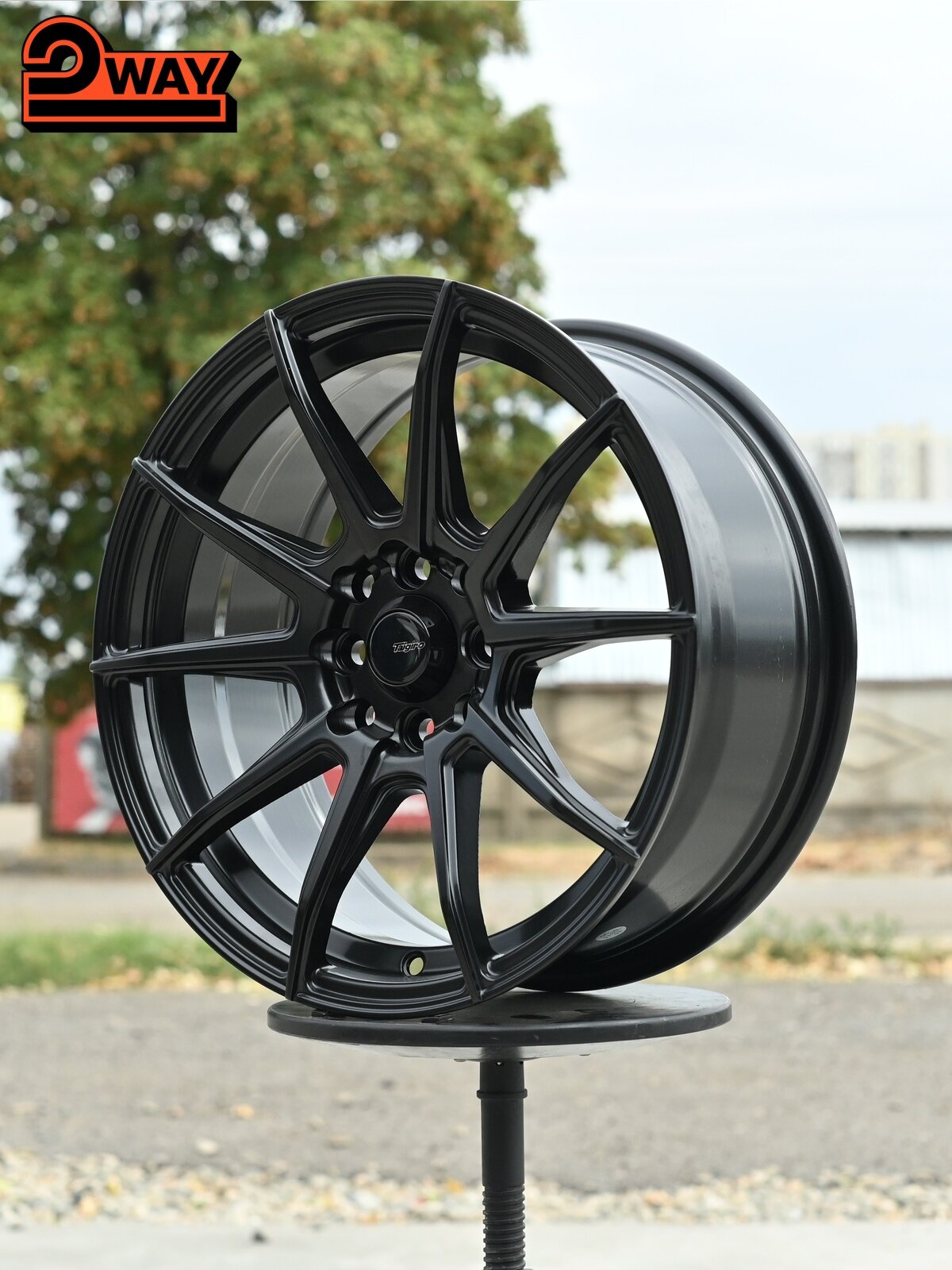 Taigiro Топ дизайн Колесный диск Литой R16 Диск Taigiro Spider 7.0J ET35 4*100/114.3 Черный