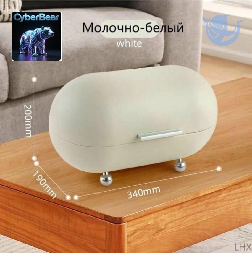 Хлебница, 34 см х 34 см х 20 см