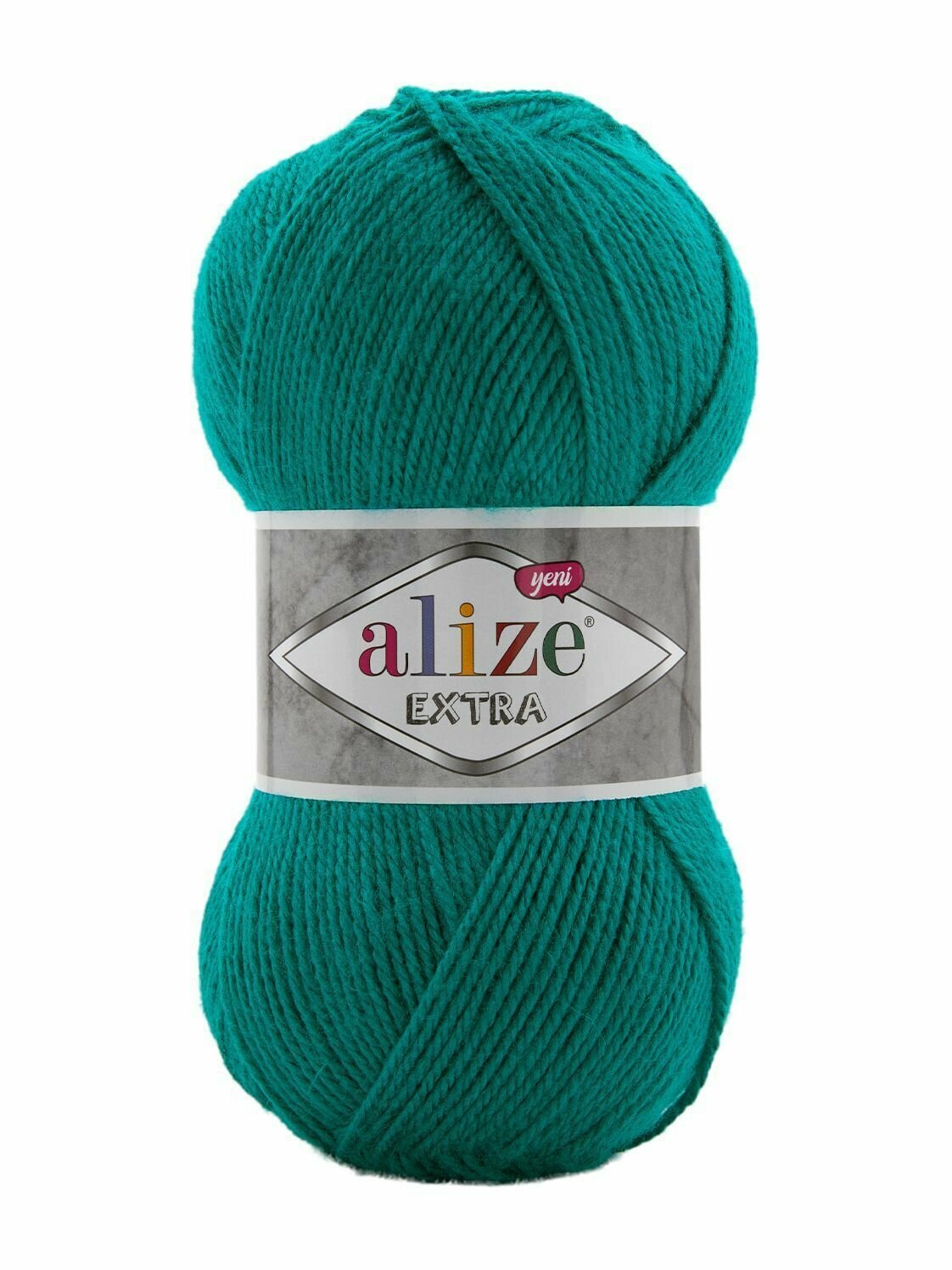Пряжа ALIZE EXTRA (Экстра), темный изумруд - 64, 100% акрил, 5 мотков, 100 г, 220 м.