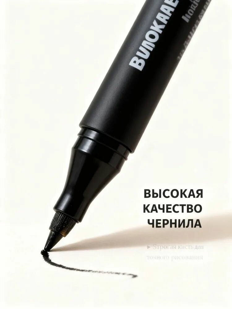 Набор ручек Линер, толщина линии: 0.7 мм, цвет: Черный, 1 шт.