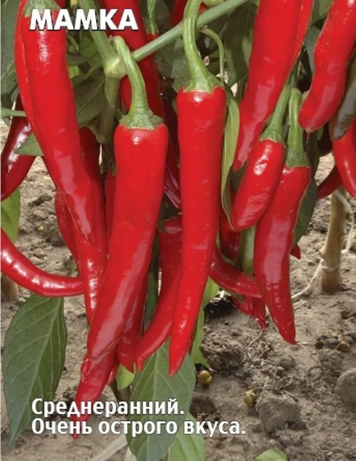 Коллекционные семена перца острого Мамка