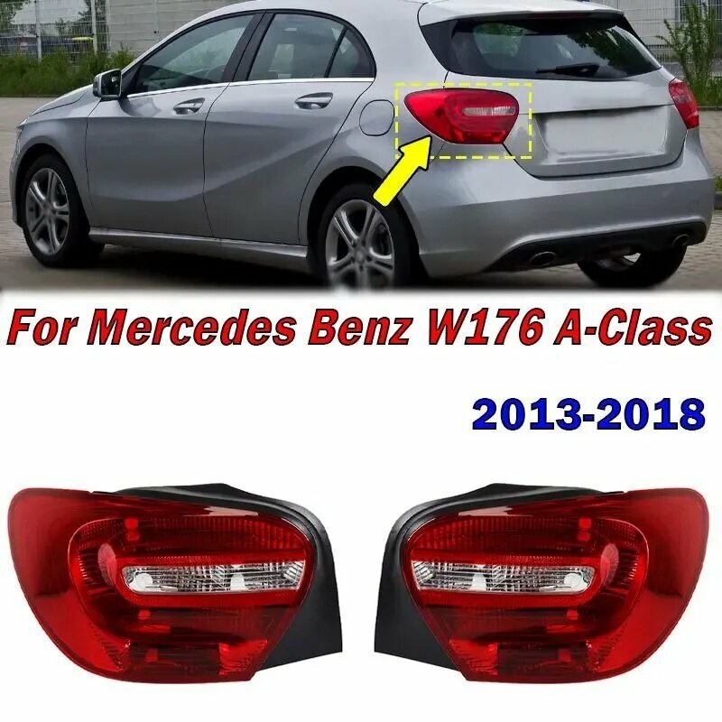 Фары автомобильные, Задний фонарь, 2 шт, арт. Mercedes Benz W176 A-Class A160 A180 A200 2013-2018