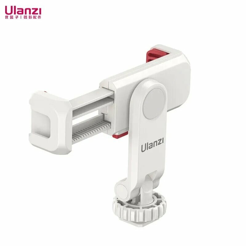 Ulanzi ST-6S (белый) модернизированный горизонтальный и вертикальный поворот выстрела, зажим для мобильного телефона