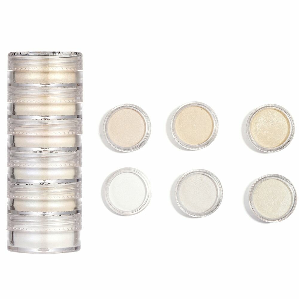 Декоративные глиттеры для эпоксидной смолы, набор 6 шт для заливки, творчества и рукоделия блестки для изготовления украшений, декора и кастинга