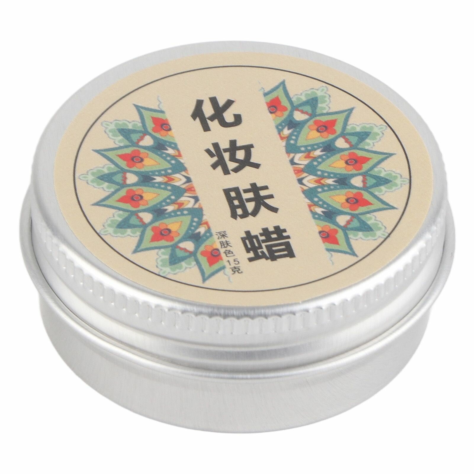 Темный цвет лица, шрам от макияжа воском