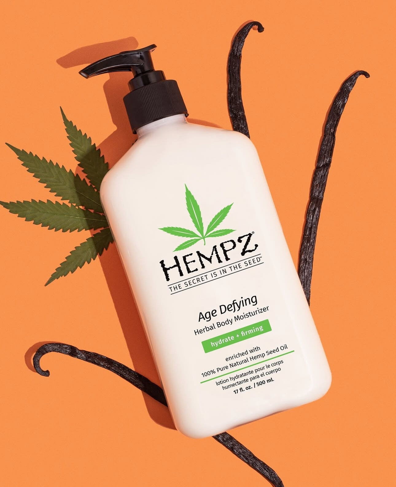 Hempz Молочко для тела увлажняющее Антивозрастное Age Defying Moisturizer, 500мл
