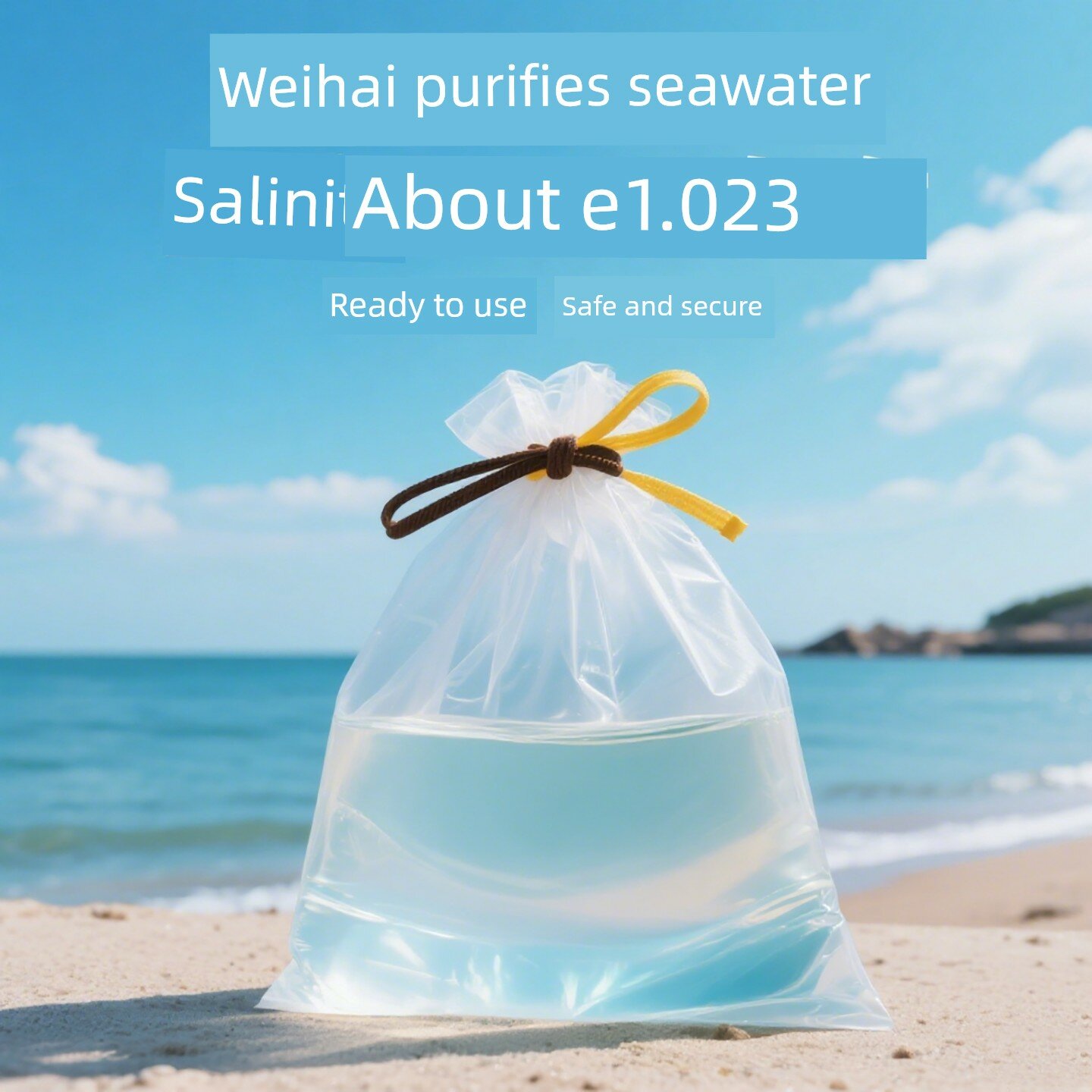 Натуральная морская вода 4 литра (8 фунтов) для аквариумов 4 литра, чистая фильтрованная морская вода в пакетах