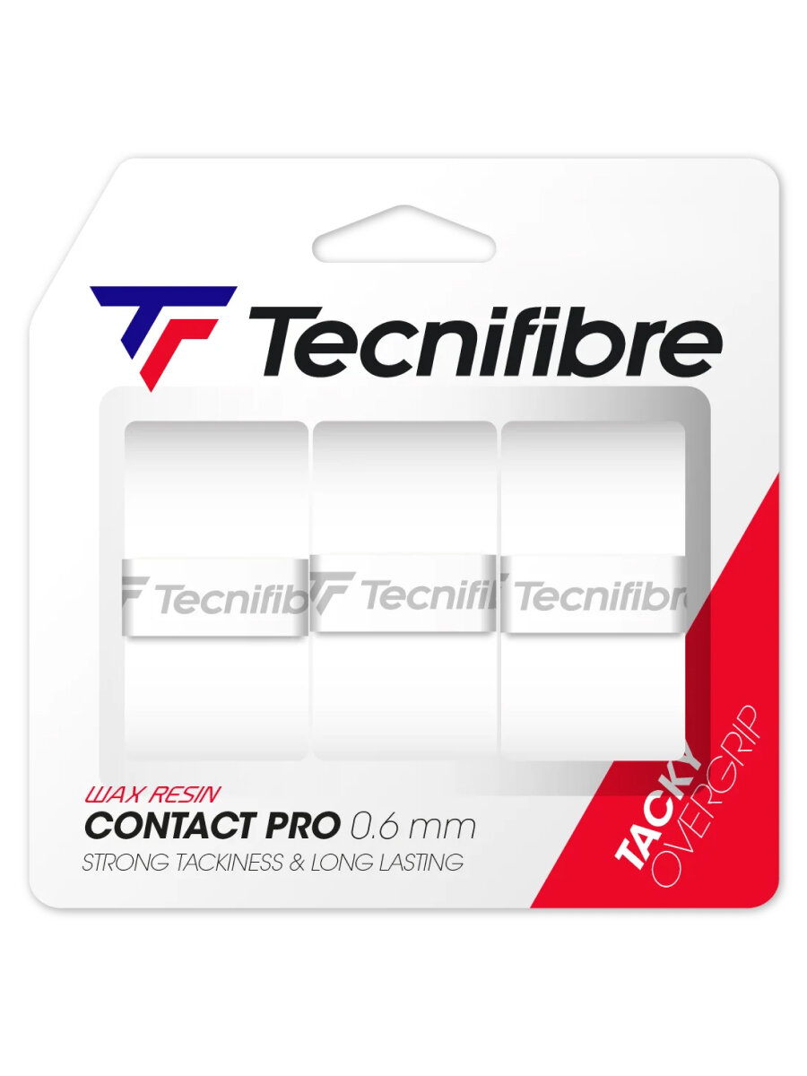 Обмотка для ручки Tecnifibre Overgrip Pro Contact x3 штуки , White