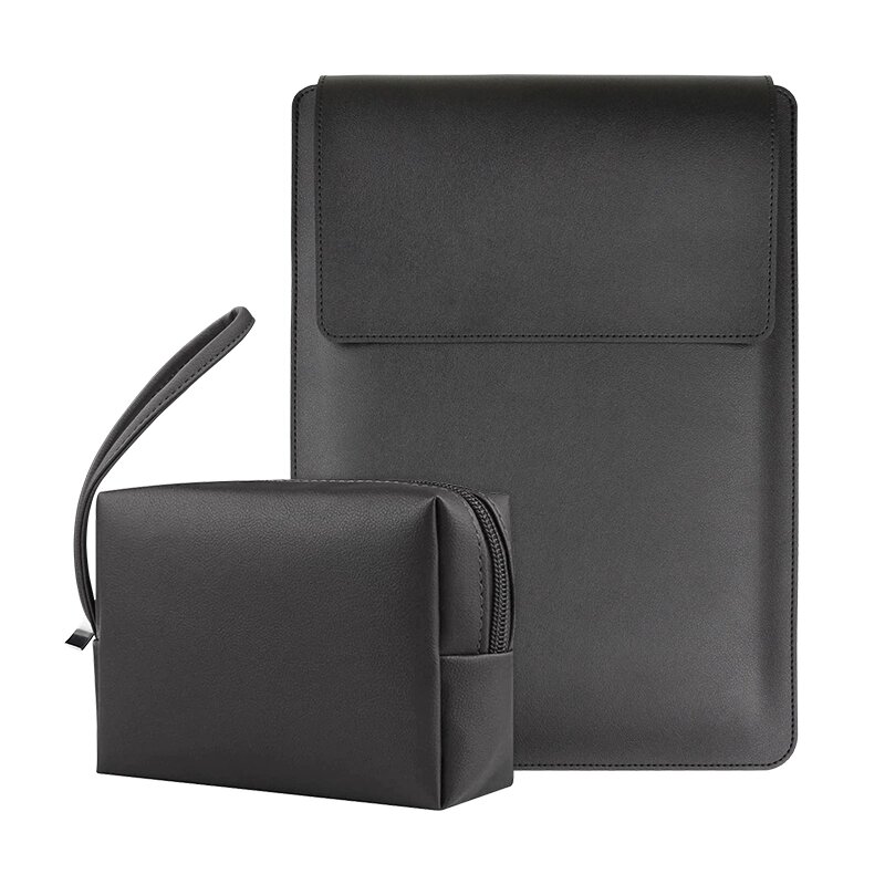 Чехол для ноутбука Honor MagicBook Art 14 2025 14.6 дюймов с подставкой и отдельным чехлом для зарядки, черный