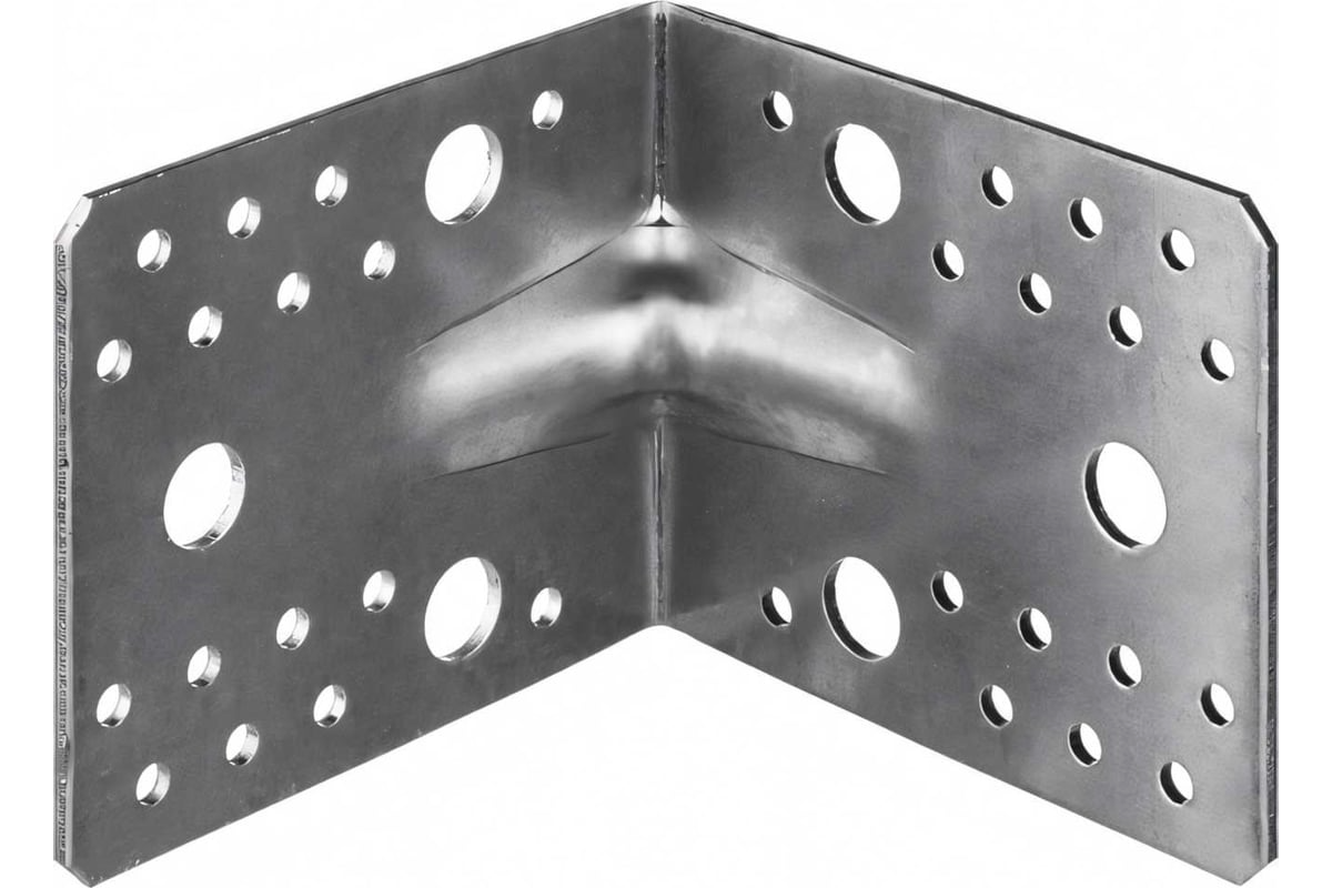 Набор Уголок крепежный усиленный УКУ-2.5, 90х105х105 х 2.5мм, ЗУБР {31011-105} (2 шт)