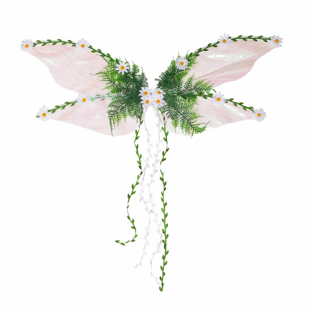 Гирлянда из крыльев Цикады для Феи-Эльфа, Украшающая Крылья Ангела-Белые-Крылья цикады