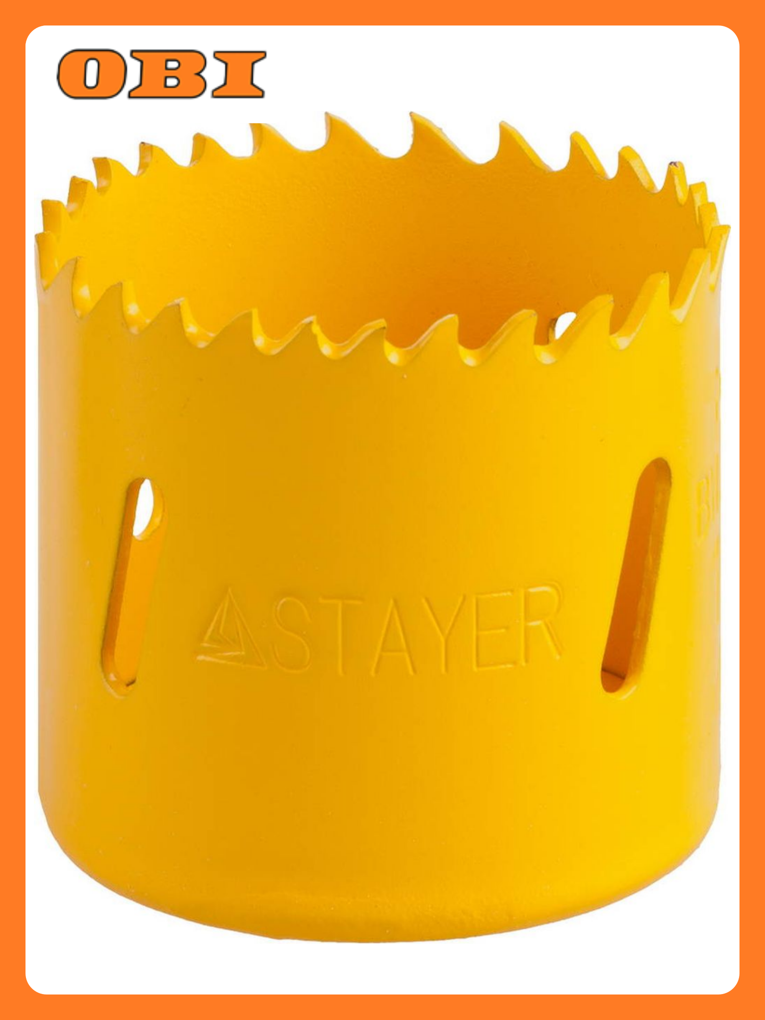 Коронка STAYER, биметаллическая, для дерева, ДСП, гипсокартона, пластика, 48мм