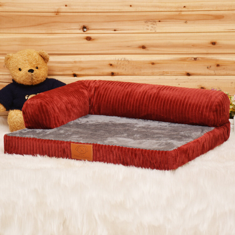 Трансграничный собачий питомник Кошачий питомник Летняя собачья кровать съемная собачья кровать Красное вино (подарить