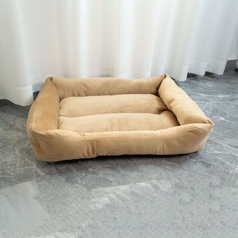 Облако для сна собачий питомник кошачий питомник кровать толстый, теплый собачий диван осенью и зимой Квадратное гнездо