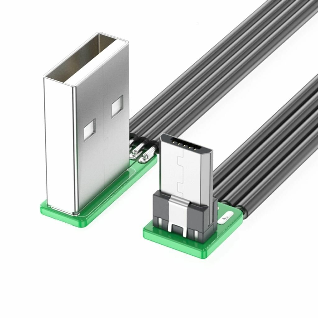 Адаптер питания, Кабель для передачи данных USB-Micro USB Android up-1,5 м-USB слева