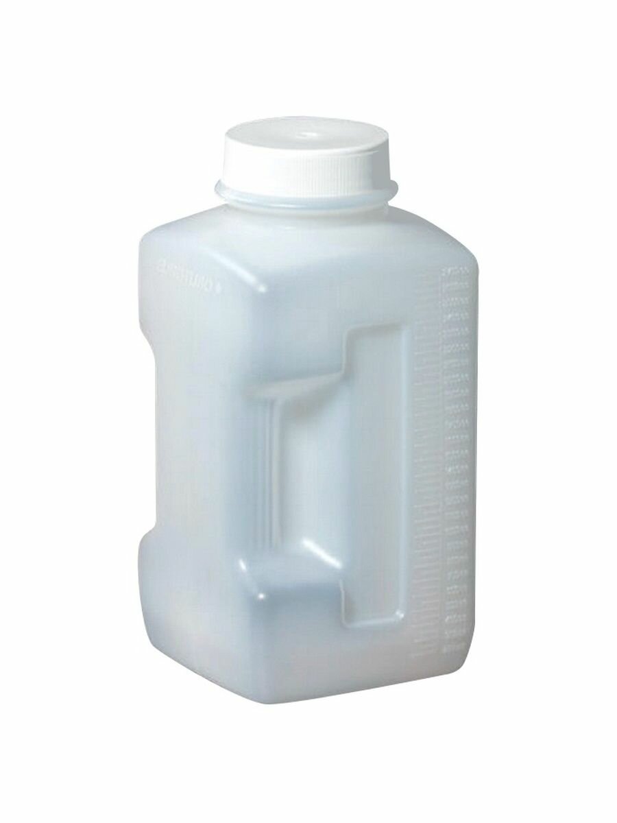 Контейнер для суточного сбора мочи градуированный с крышкой и пробкой (контейнер для сбора биоматериалов) 2000 мл