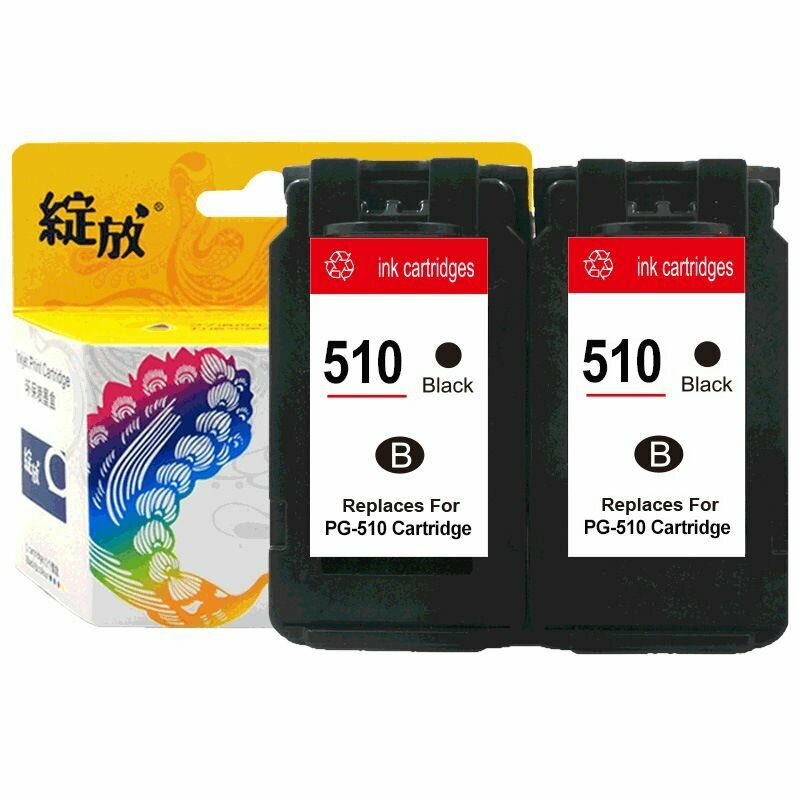 Картридж Картриджи Для Принтера 510 Для Canon Pg-510 XL Чернила черный