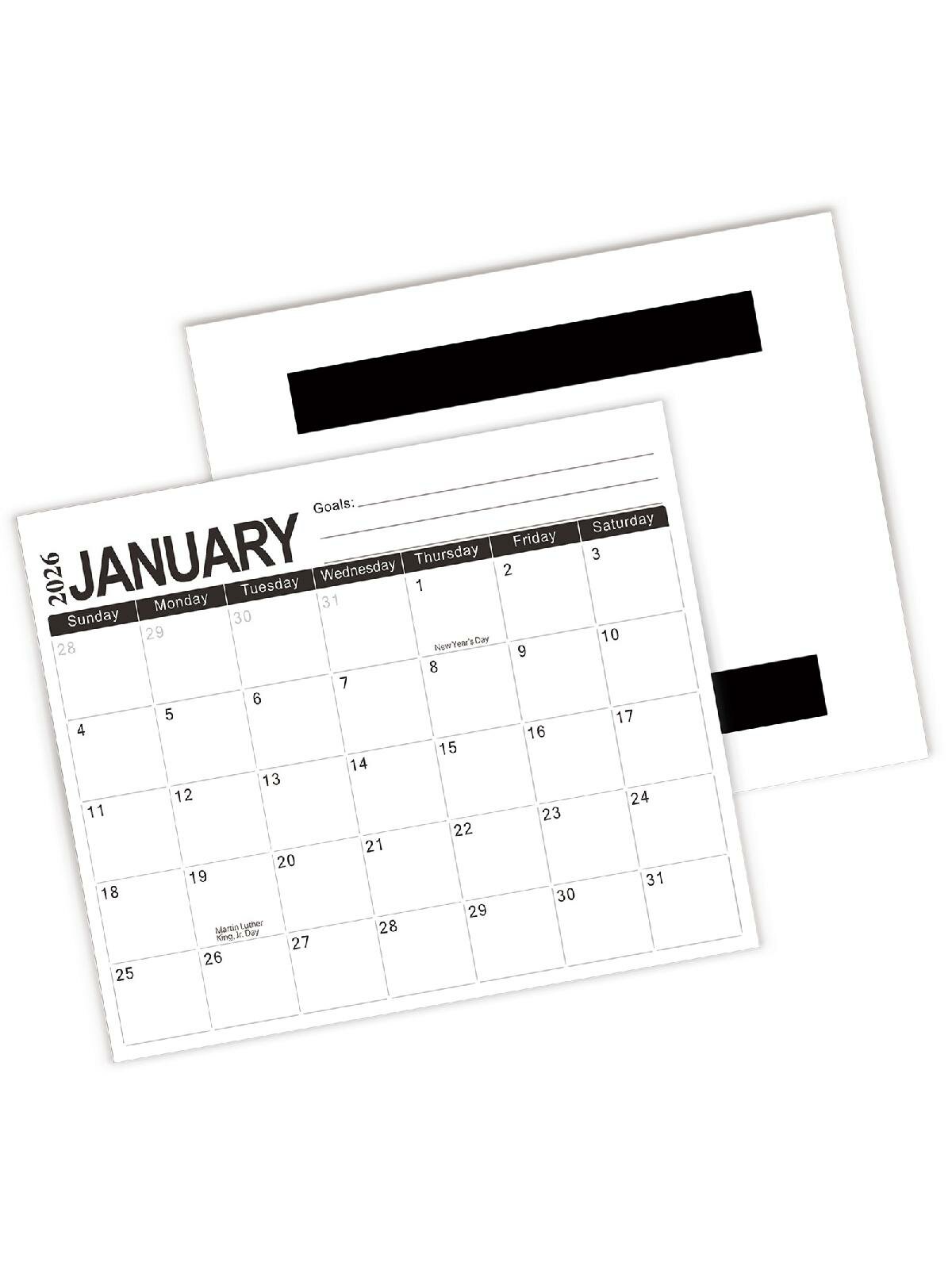 Настенный календарь-планировщик на 2026-2027 годы Магнитный календарь-холодильник для дома