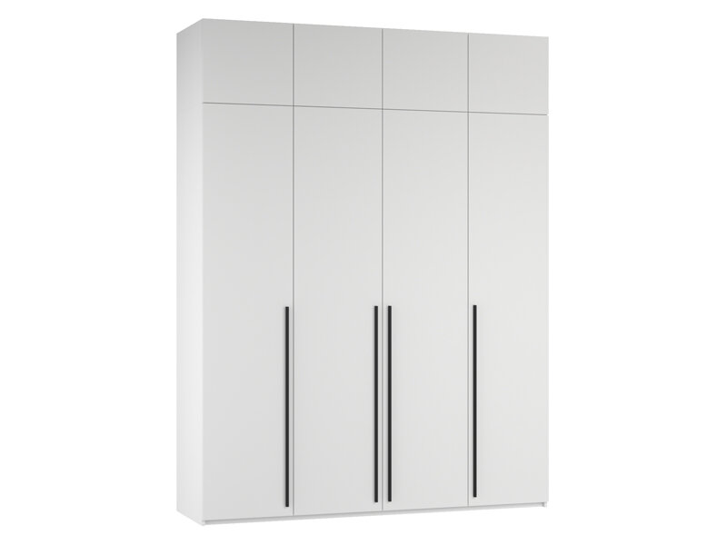 Шкаф распашной для одежды "Лорена Пакс 6" 180хх240х52 Белый