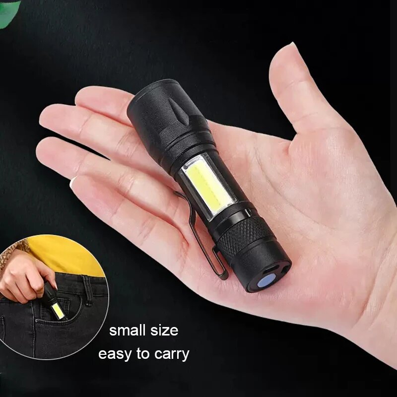 Eoopee мини-фонарик USB rechargeable 2PCS-Alloy — фото 1