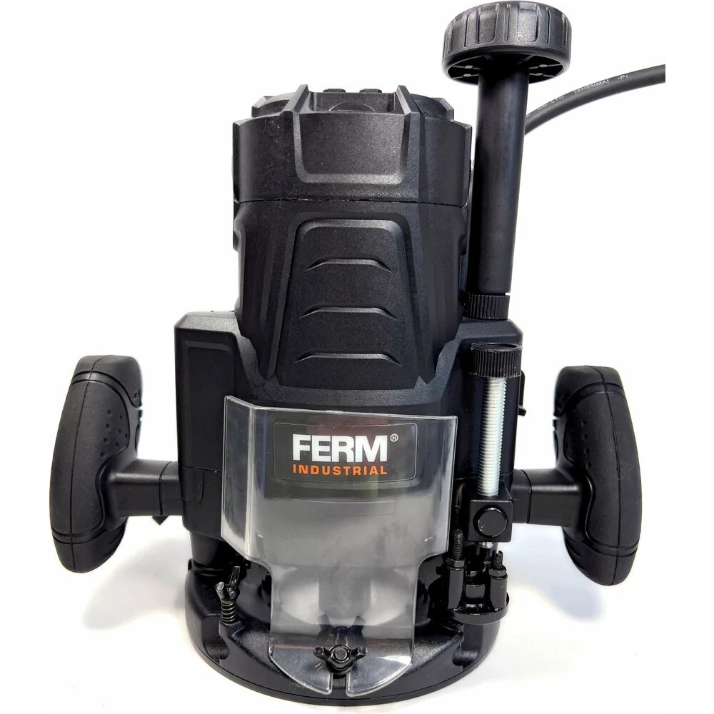 Фрезер FERM PRM1019P ручной с встроенным патрубком пылеотсоса, комплектом цангов 6‑12 мм и микролифтом — фото 1