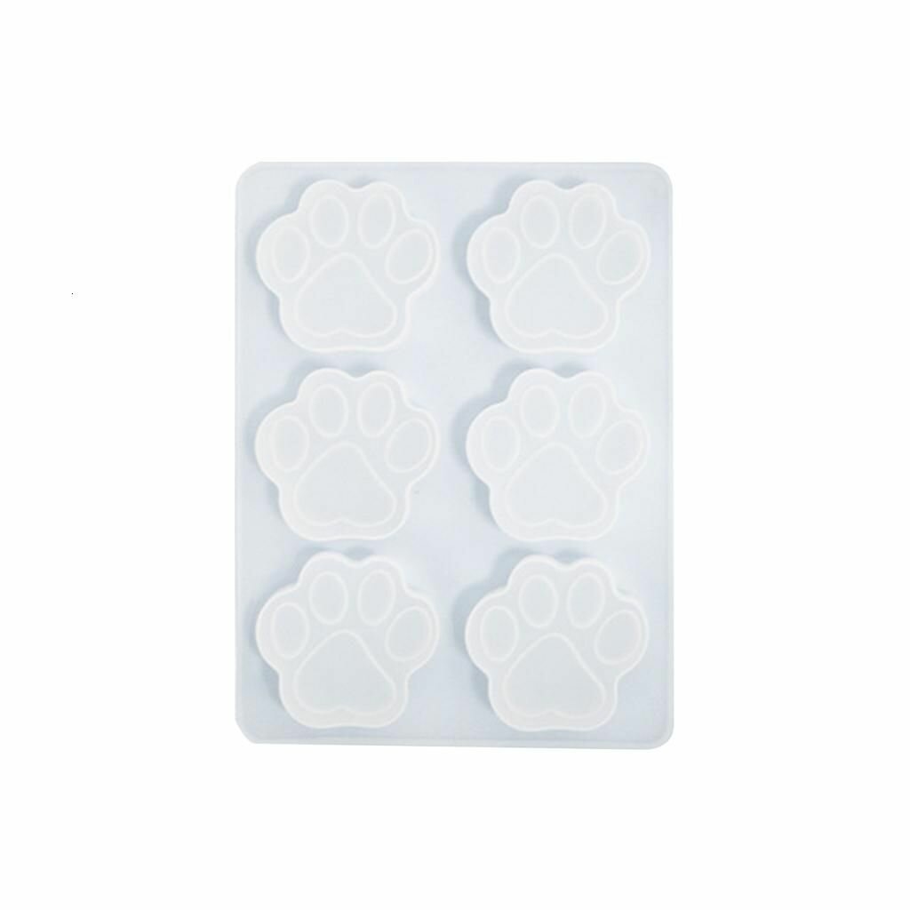 6-гнездная силиконовая форма для шоколада и мастики, для украшений, Истинный цвет