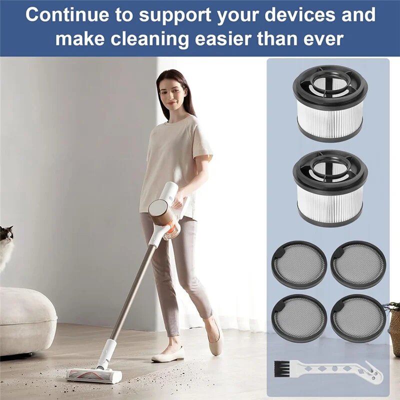 Запасные фильтры для Xiaomi G10 Plus/G10/G9 Plus/G9, Dreame Z10 Station/T10/T20/T30/R10