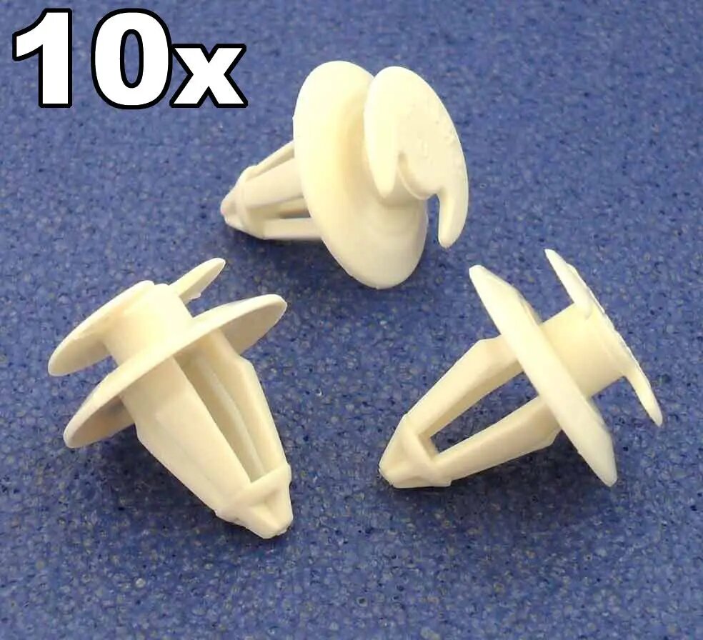 10 пластиковых зажимов для накладок — для дверных карт, накладок, крышек и фасок для Mercedes 10pcs