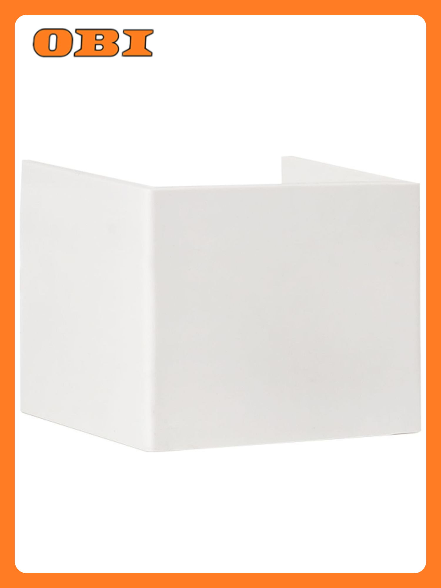 Соединитель EKF PROxima, для кабель-каналов, пластик, белый, 60x40 мм