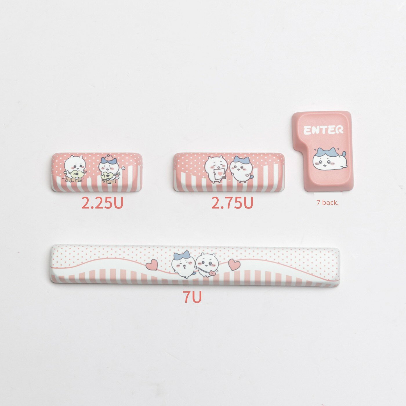 Кейкапы Chiikawa chiikawaMOA, малый размер, высота MAC Usagi HI8 F99 104F87 G75 Все три варианта представляют собой