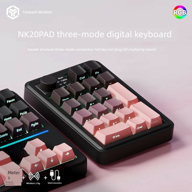 Беспроводная Bluetooth-клавиатура Forerunner X87/NK20PAD для девочек, универсальная для настольных компьютеров, с