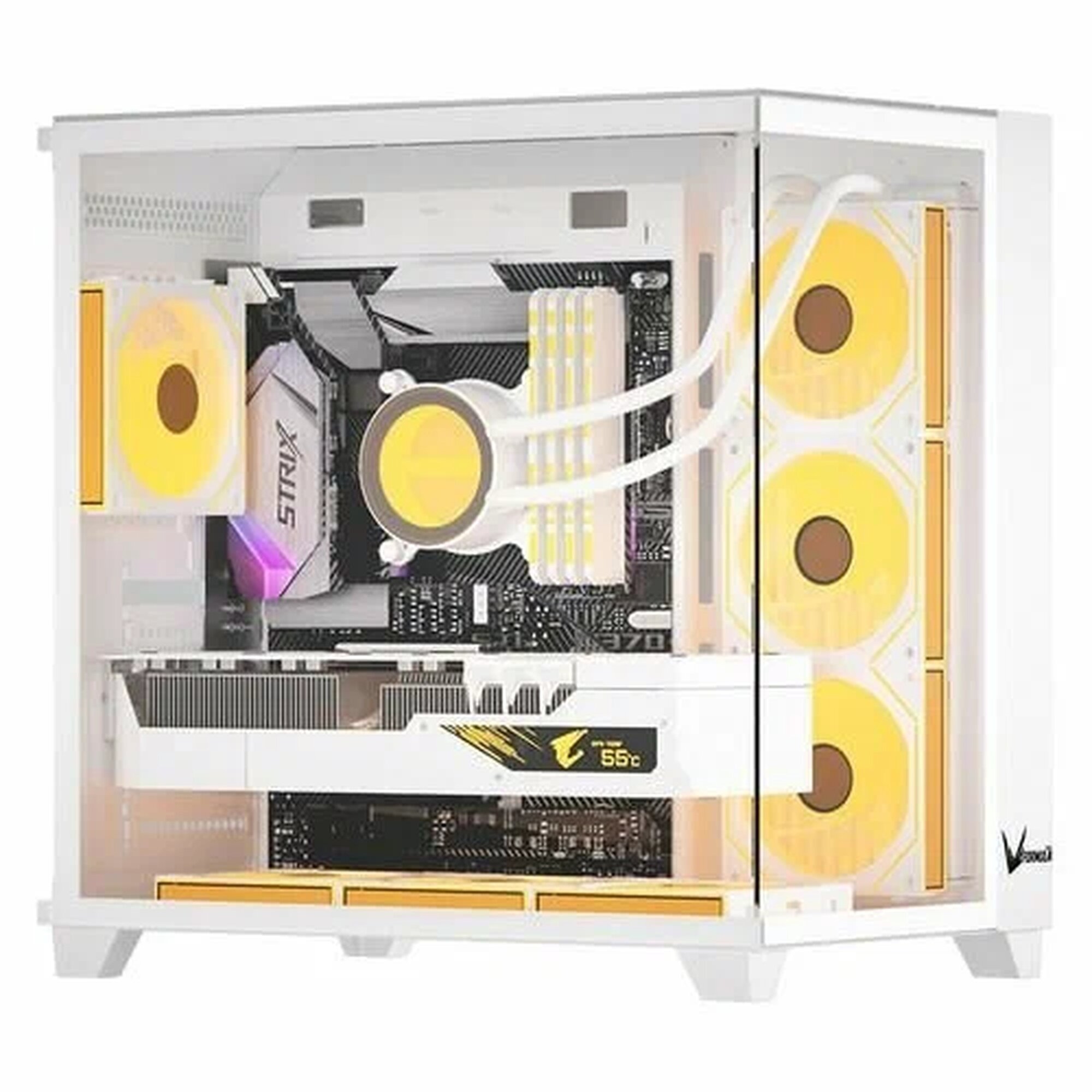 Компьютерный корпус ATX Formula Crystal Z9 белый (crystal z9 w)