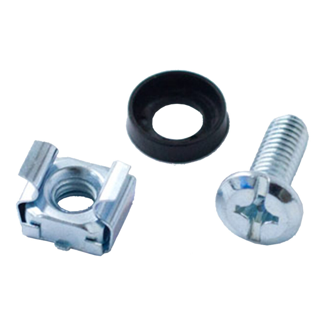 Retic Комплект крепежа винт М6x16, гайка, шайба, 100шт. SF-M6-16-TWCS/100