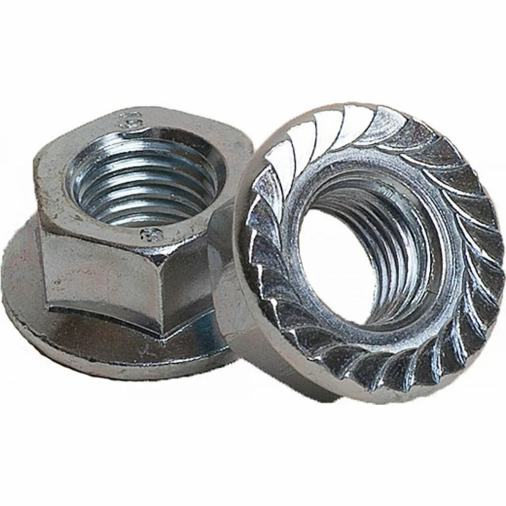 Шестигранная гайка виртуоз М6, DIN 6923, 6 шт. 37422