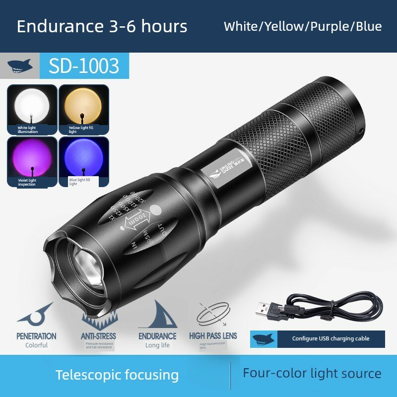 Специальный УФ-фонарь для идентификации нефрита, 395 нм, ультрафиолетовый, перезаряжаемый, мощный, сверхъяркий