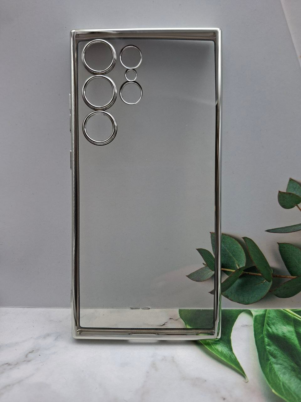 Силиконовый чехол на Samsung S24 Ultra защитный