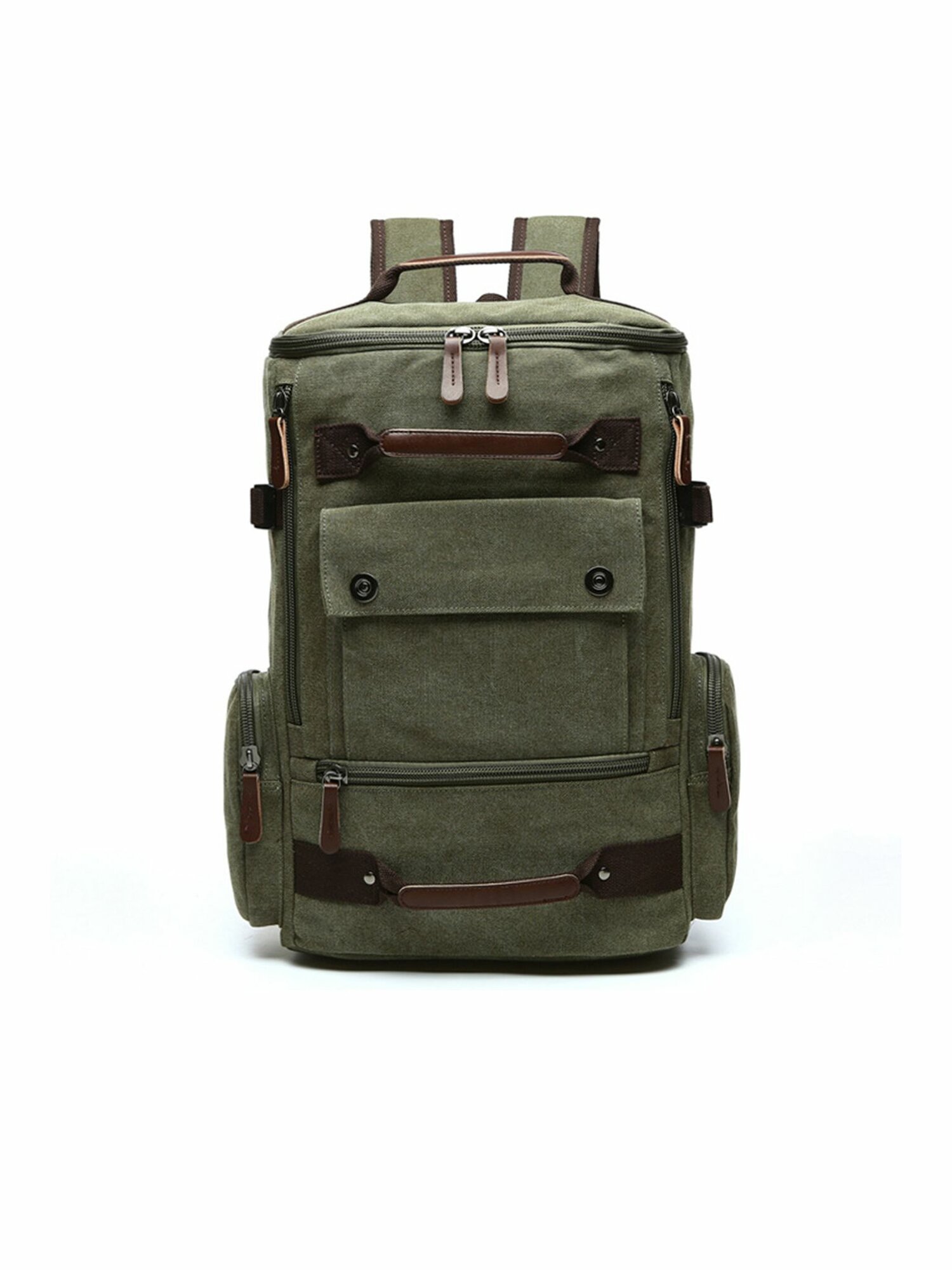 Рюкзак "Travel Backpack" для ноутбука, водонепроницаемый, оливковый, брезент