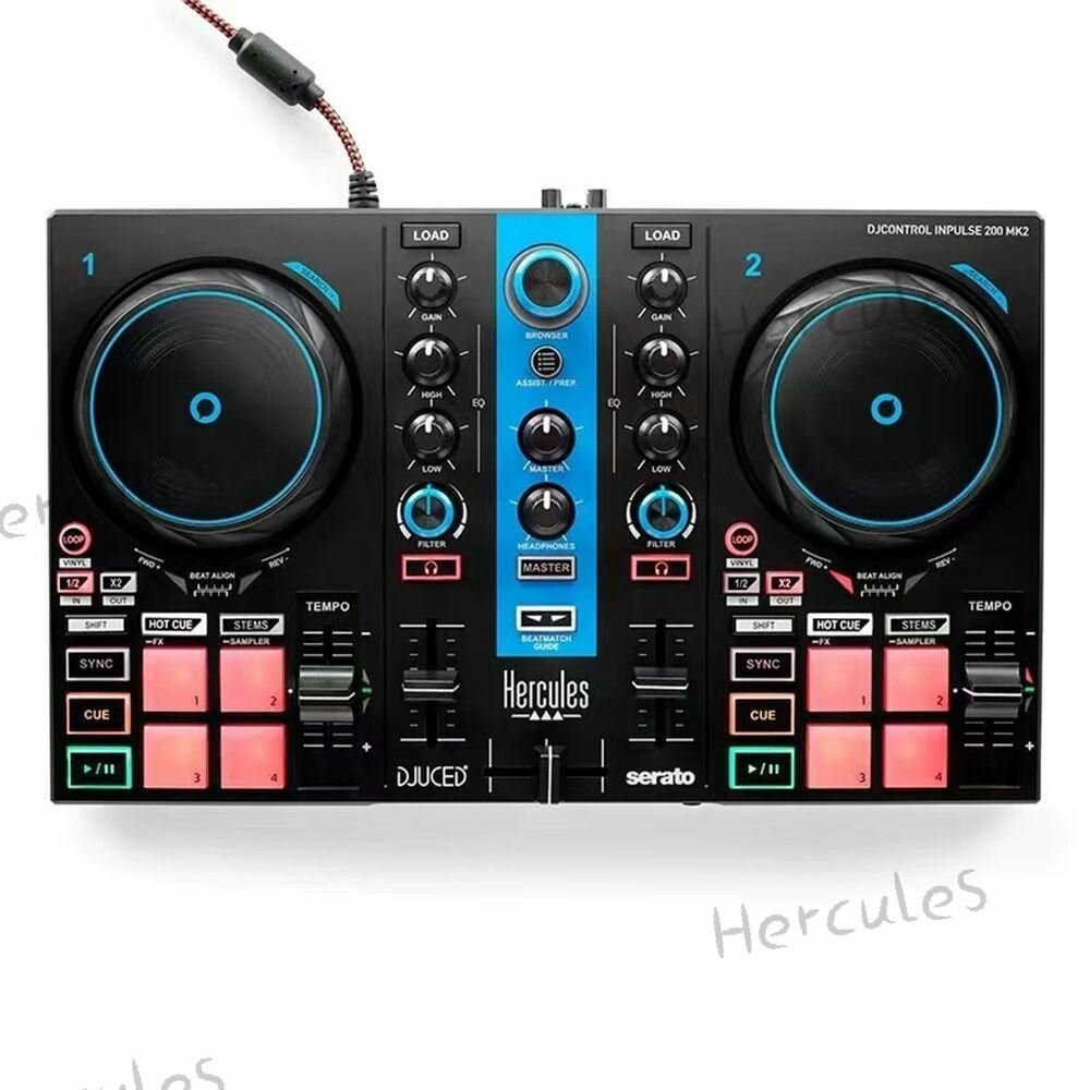Контроллер Hercules DJControl Inpulse 200-MK2