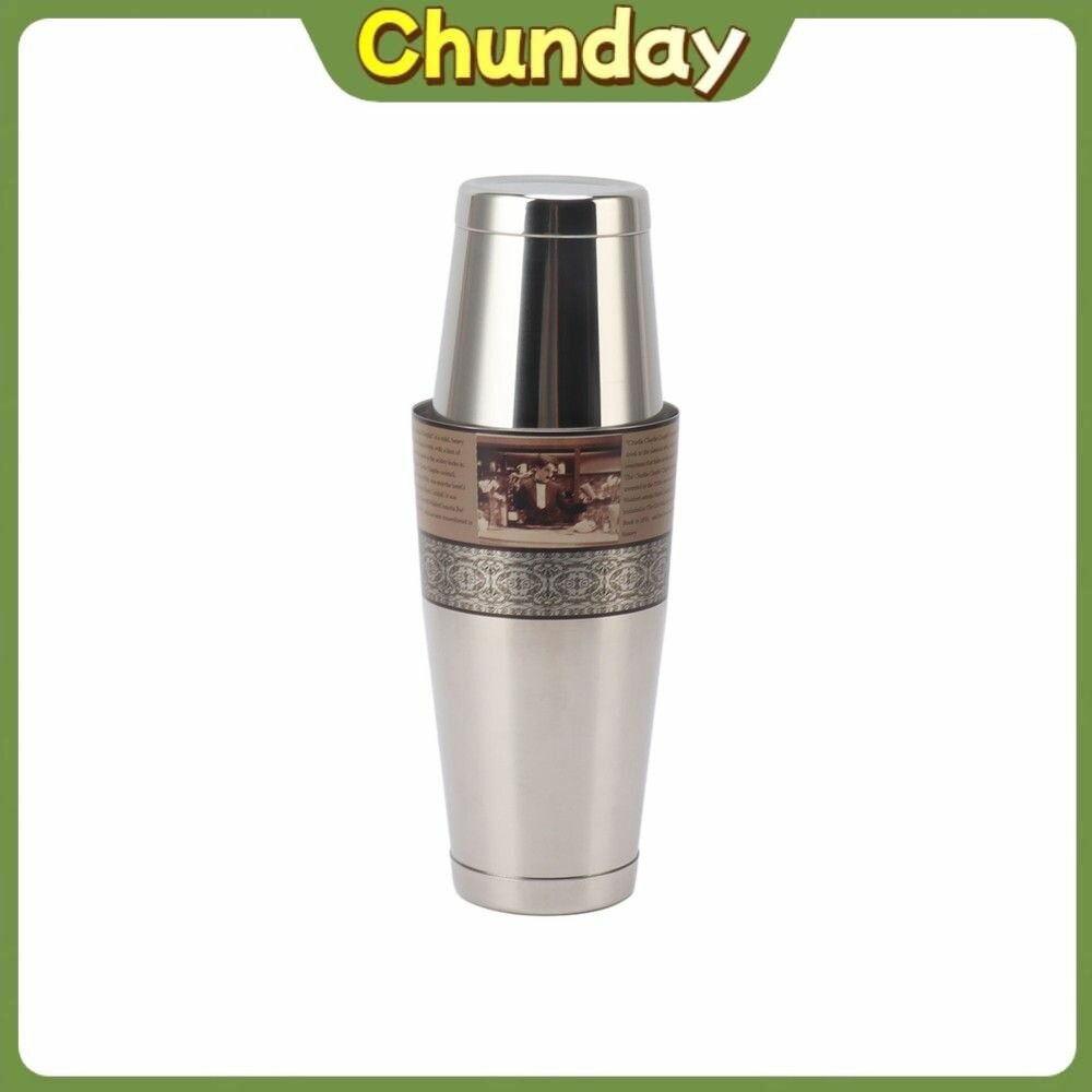 Шейкер для коктейлей из нержавеющей стали 304, защищен от ржавчины, подходит для посудомоечной машины