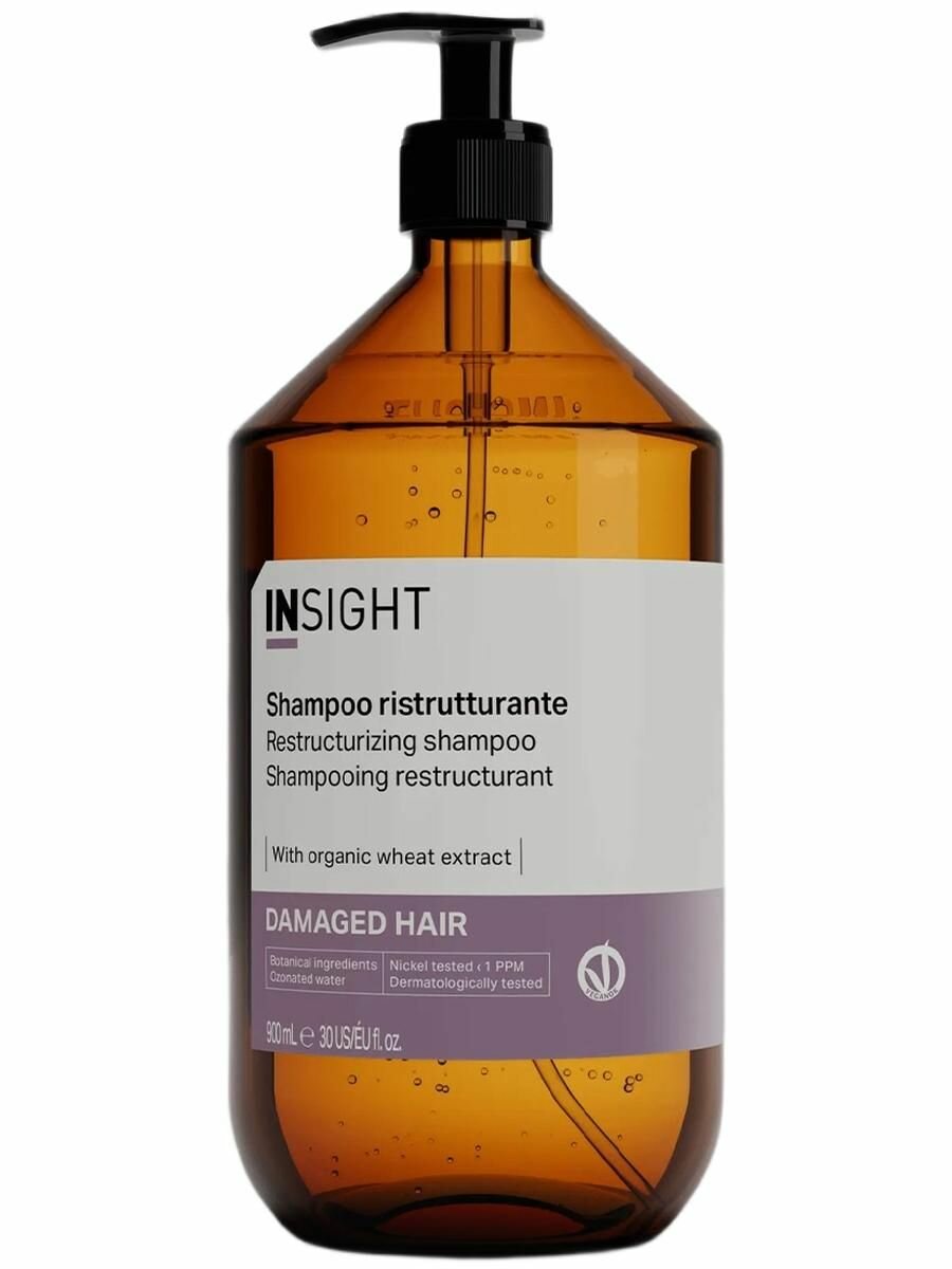 INSIGHT Шампунь для повреждённых волос DAMAGED HAIR, восстановление и питание, 900 мл
