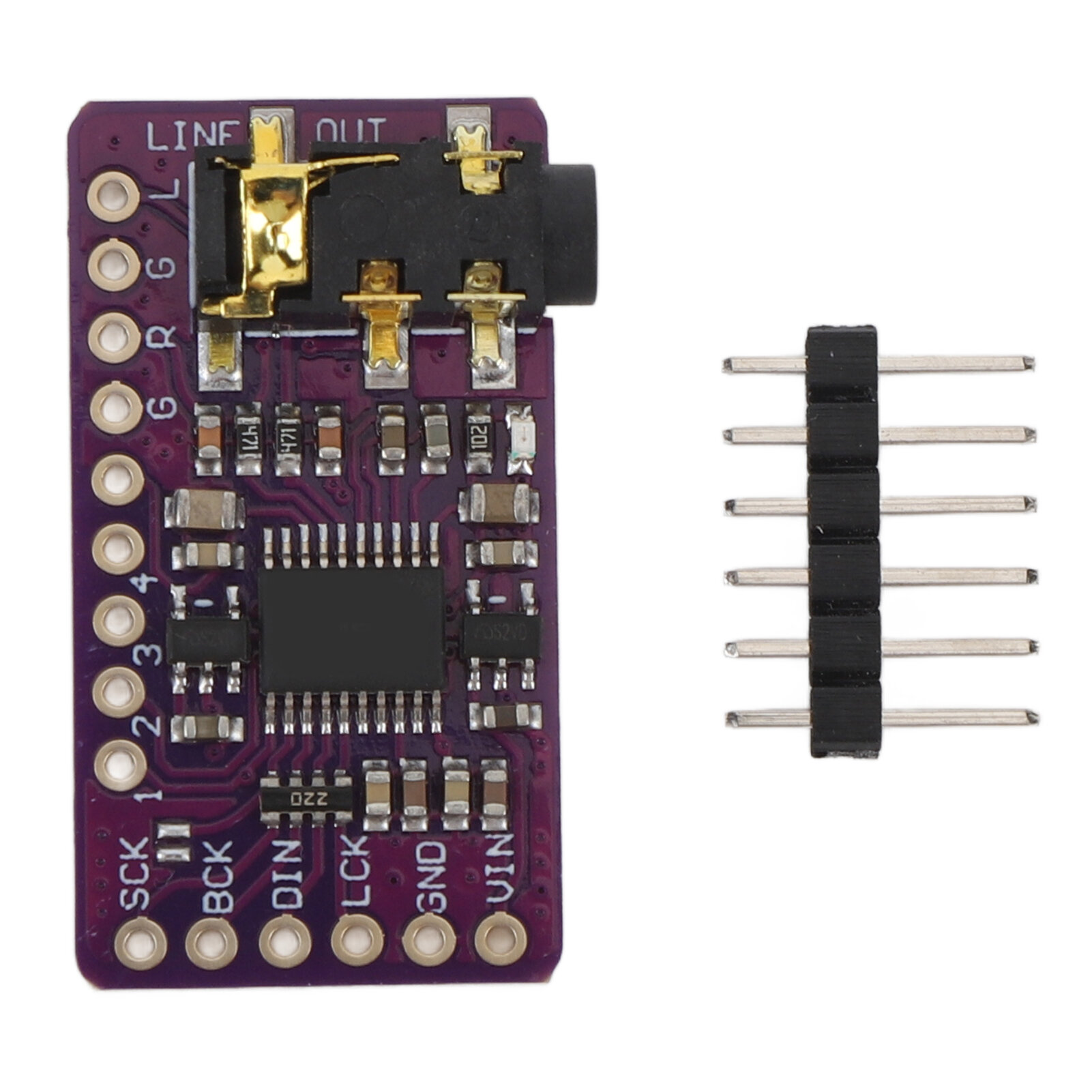 Цифровой звук без потерь, цифро-аналоговый преобразователь, плата декодирования PCM5102, модуль декодера для RPI