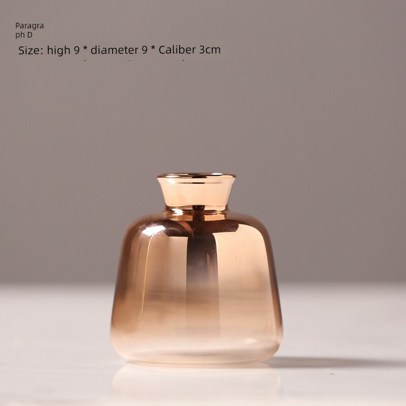 Современная минималистичная стеклянная ваза для цветов, декор для дома, украшение для гостиной, тумбы под телевизор,