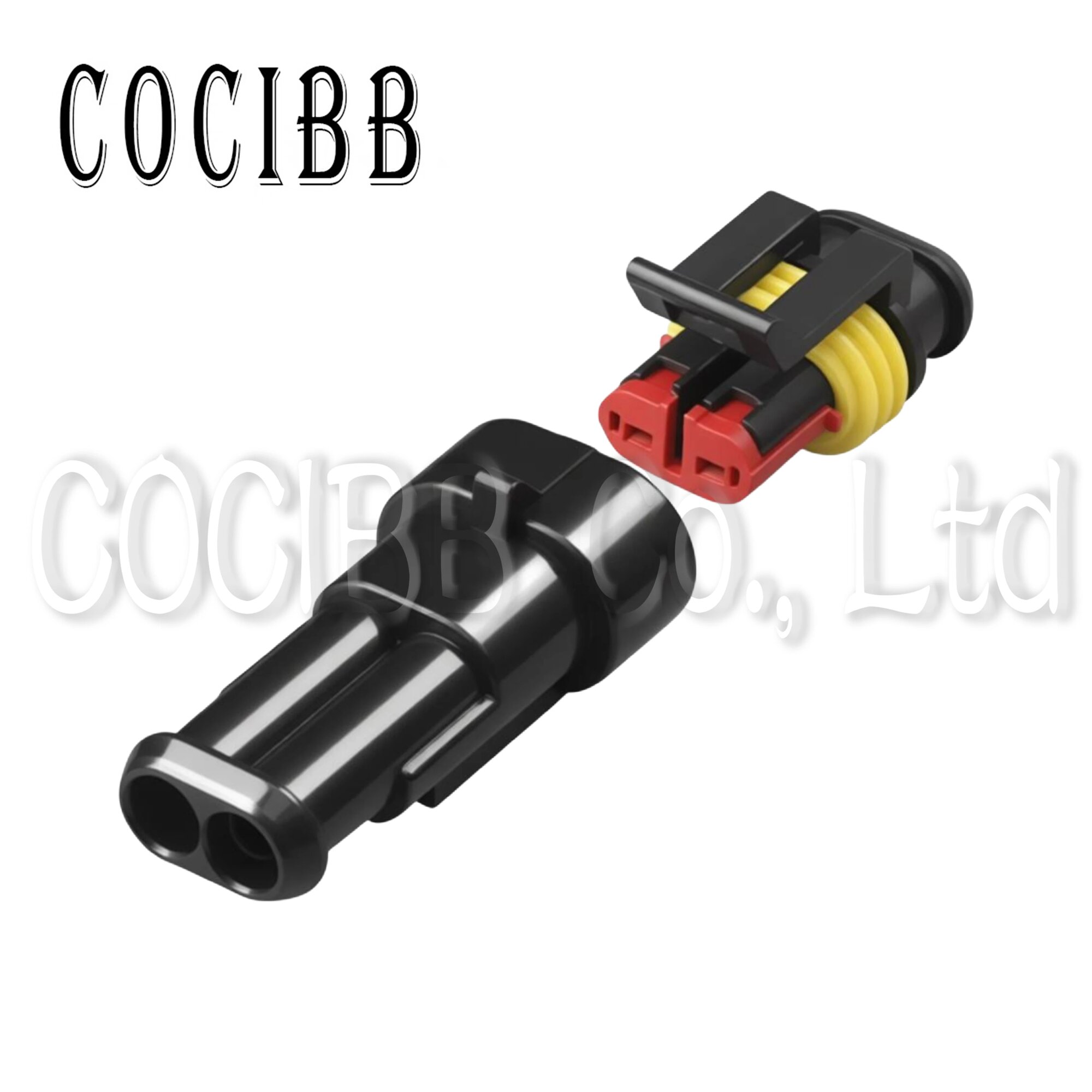 1 комплект 1, 2, 3, 4 5 6-контактный разъем Super Seal AMP, электрический разъем, автомобильная водонепроницаемая ксеноновая лампа, штекер и гнездо для автомобиля 1 Set 2 Pin