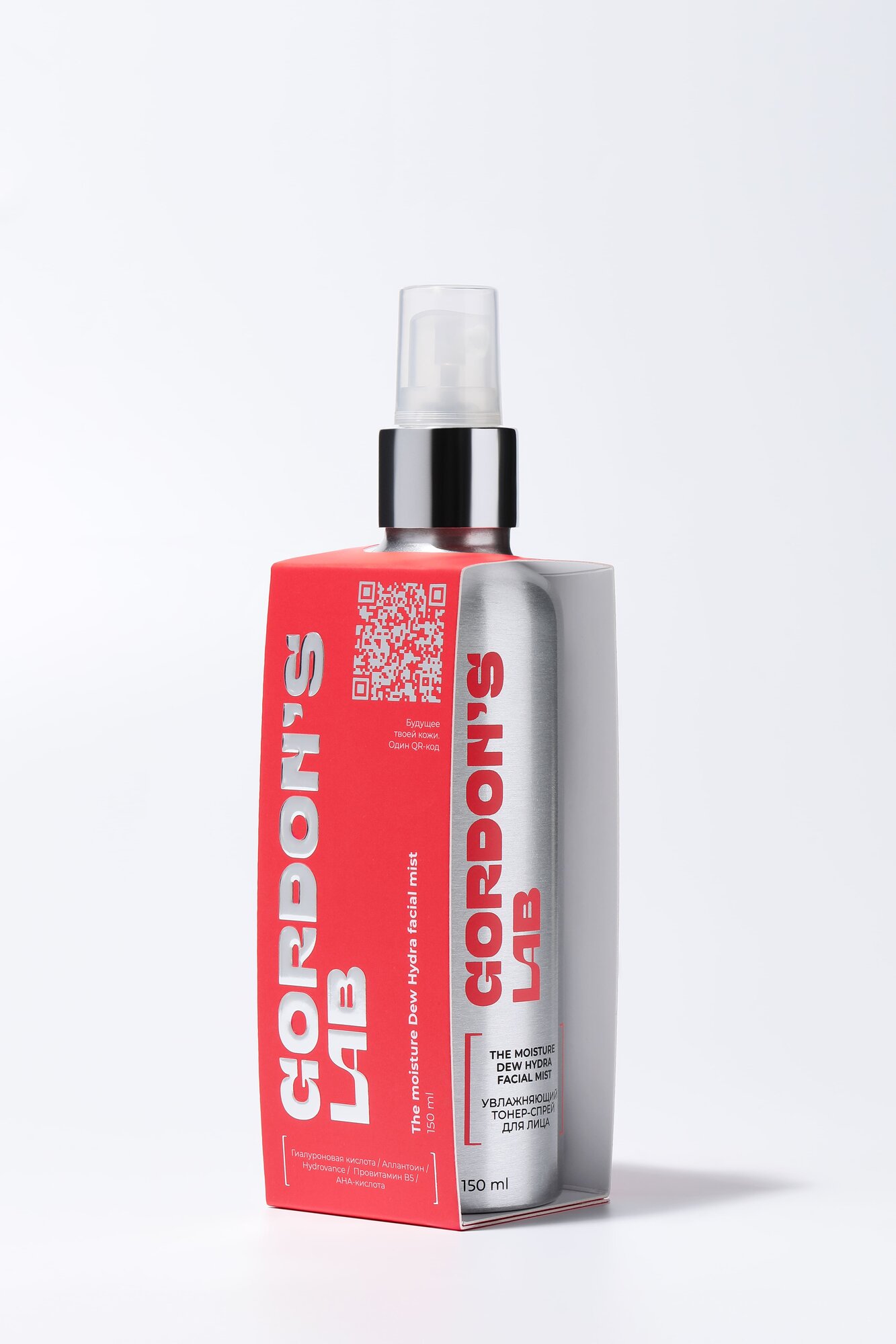 Тонер GORDON'S LAB для лица с AHA-кислотами, увлажнение и питание, для всех типов кожи