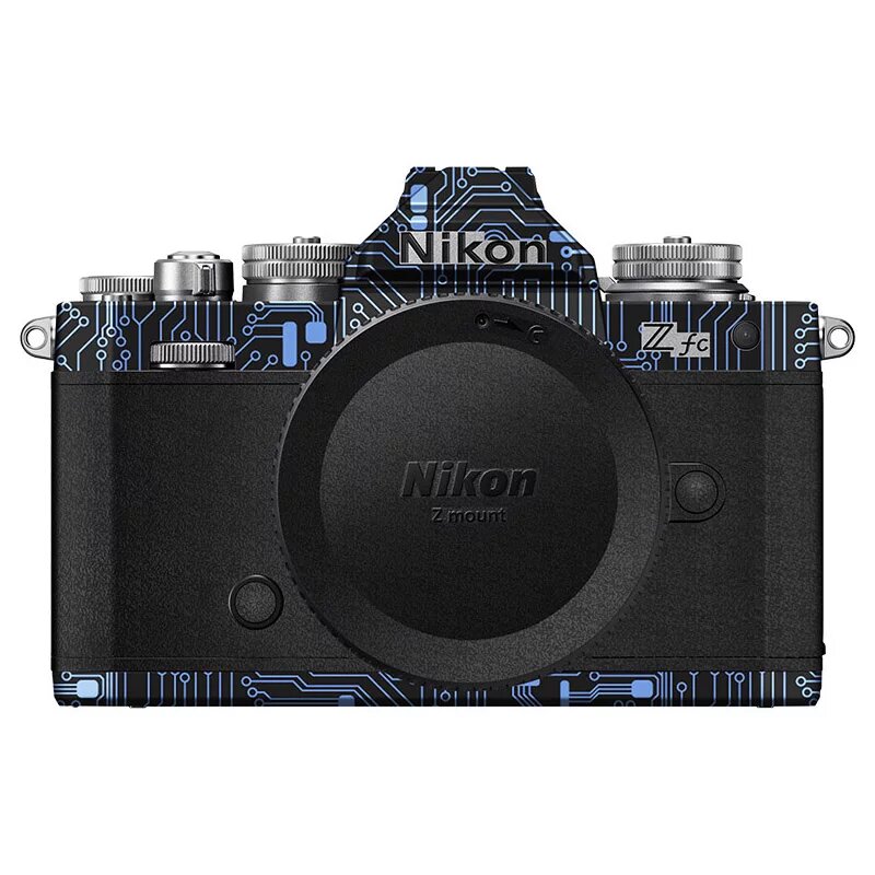 JJC Nikon Zfc Камера Тело Защитная Пленка - Цвет Цепи Синий, Устойчивая к Царапинам Адгезивная Пленка для Зеркальной