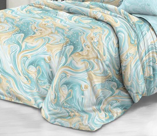 Пододеяльник 1,5-спальный, сатин "Престиж" (Муаровый узор (основа))