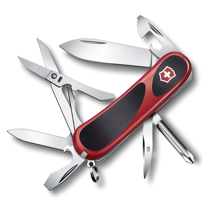 Нож перочинный Victorinox EvoGrip 16 2.4903. C 85мм 14 функций красно-чёрный