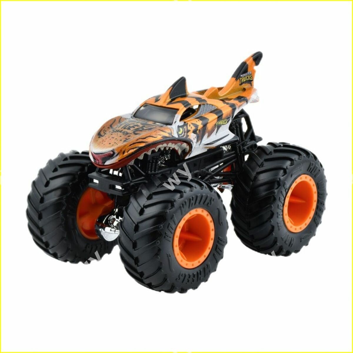 Машинка Mattel Hot Wheels Monster Trucks (Монстр трак) 2024 FYJ44 HW Tiger Shark