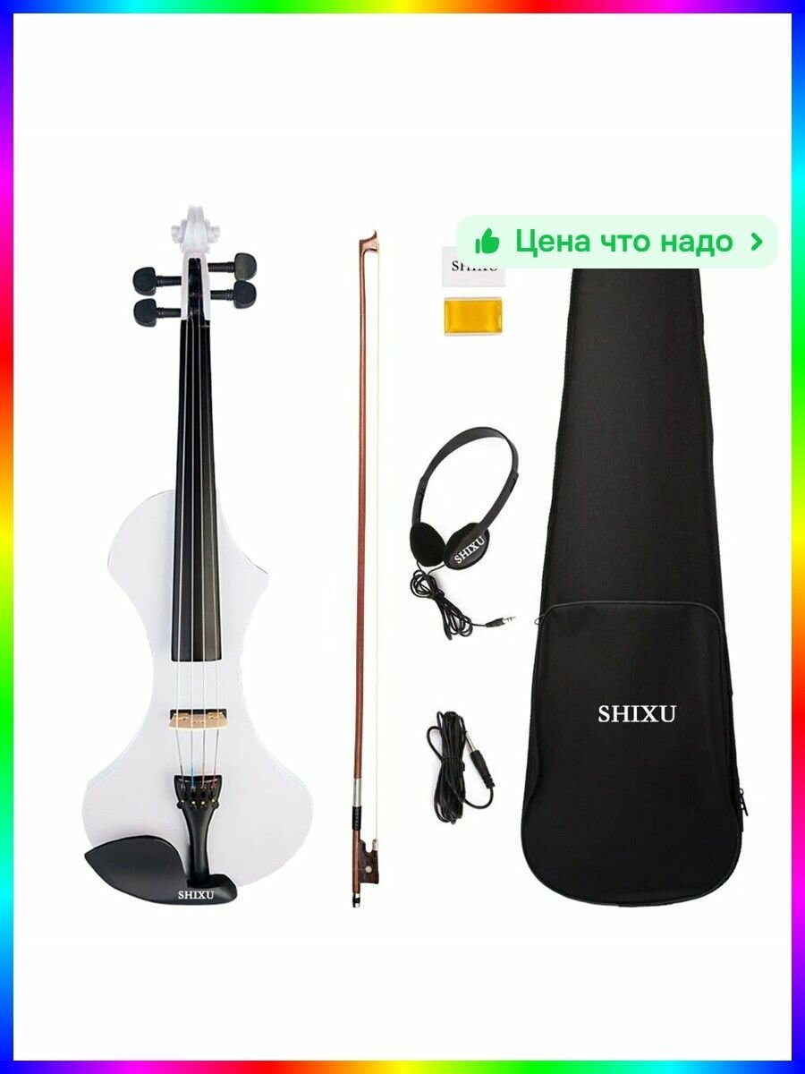 Электрическая скрипка 4/4: качество и комфорт для игры-35 мм, Струнный инструмент
