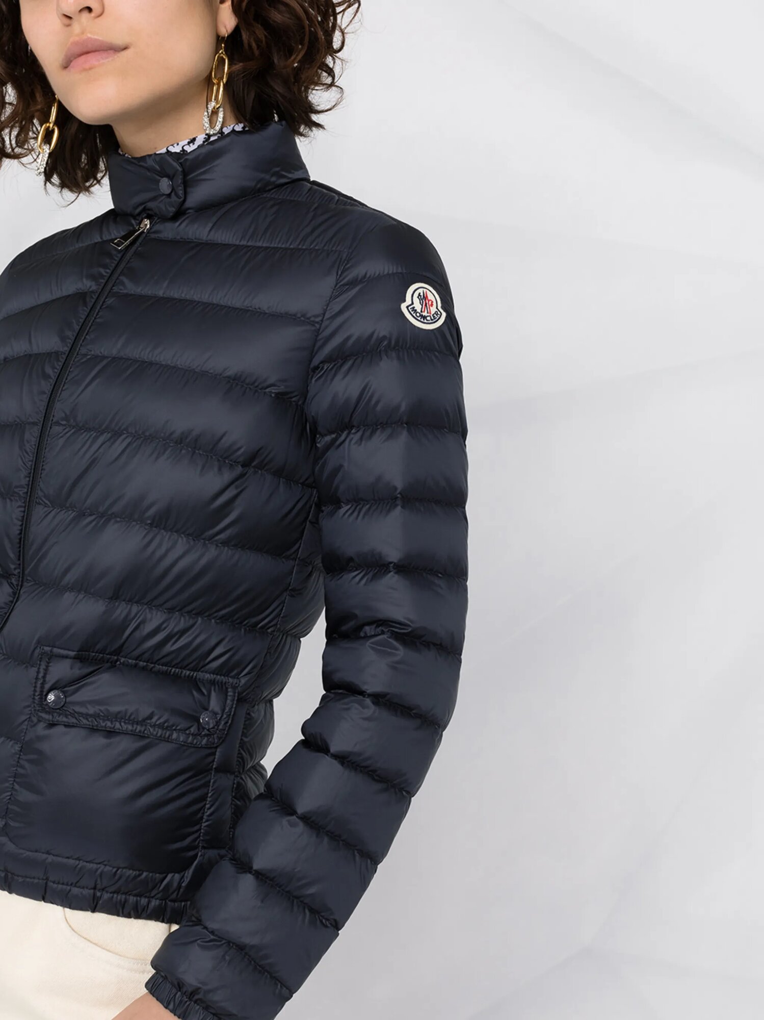 Пуховик Moncler The Lans, размер 00, синий — фото 1